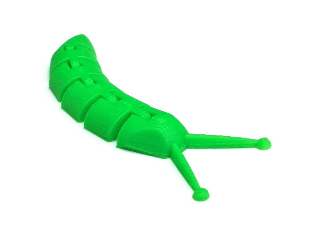 3D Printed Slug Fidget Toy - Etsy