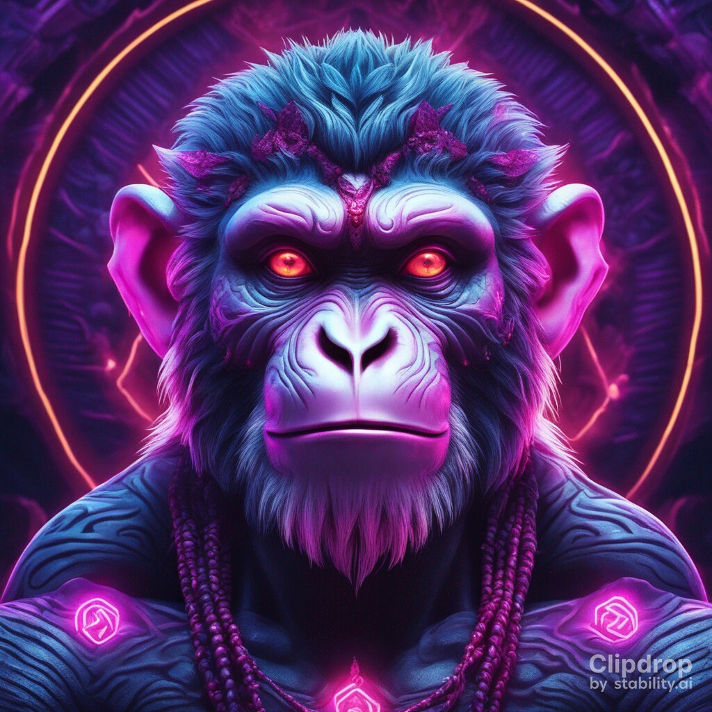 Cyberpunk Monkey - Etsy