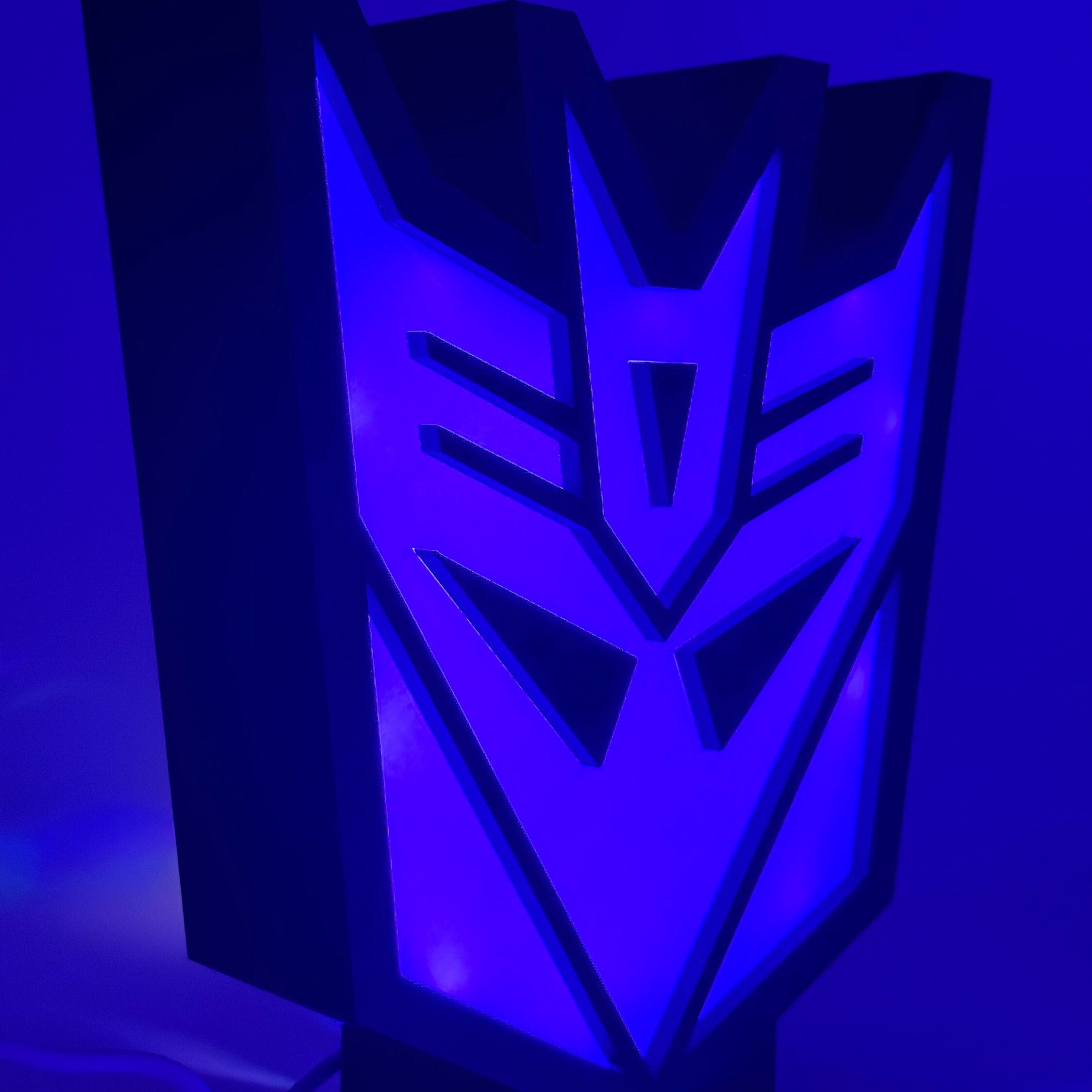 Decepticon Wall Art With Smart App Control - Etsy