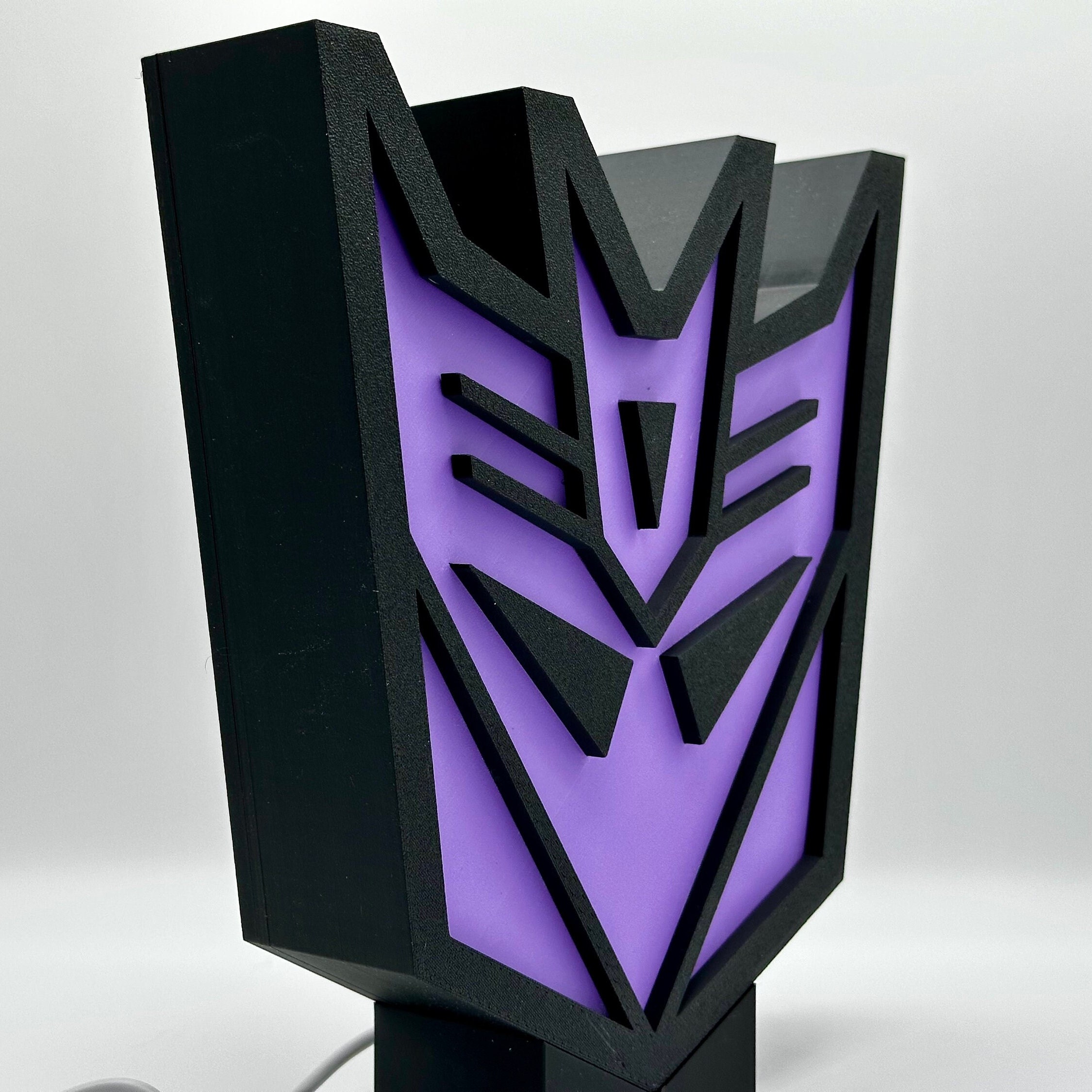 Decepticon Wall Art With Smart App Control - Etsy