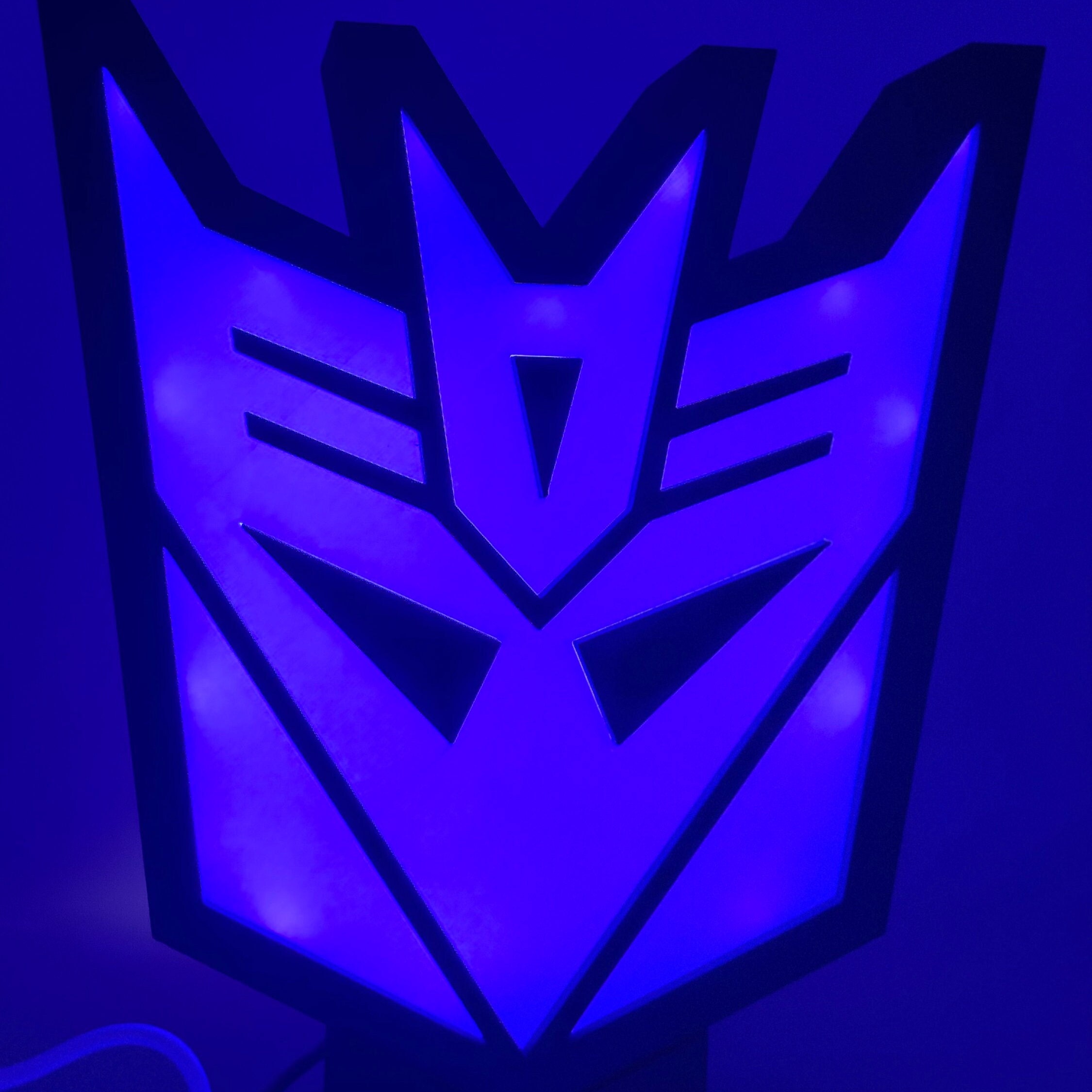 Decepticon Wall Art With Smart App Control - Etsy