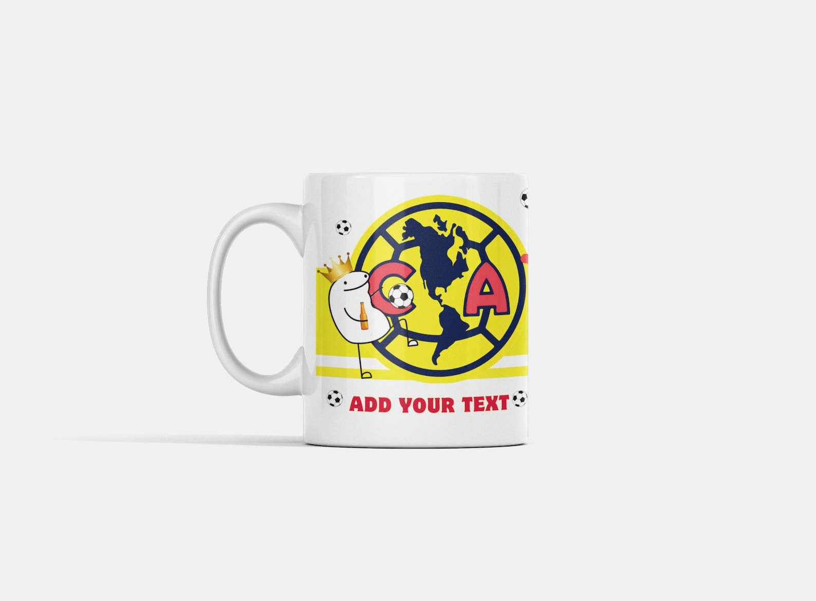 Personalized Soccer Dad Mug: Custom Sports Coffee Cup - Etsy