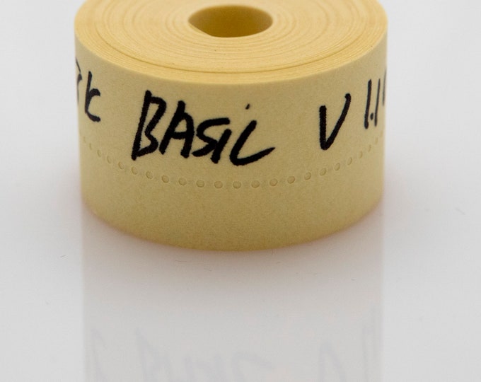 Microsoft BASIC on Punched Paper Tape - Etsy
