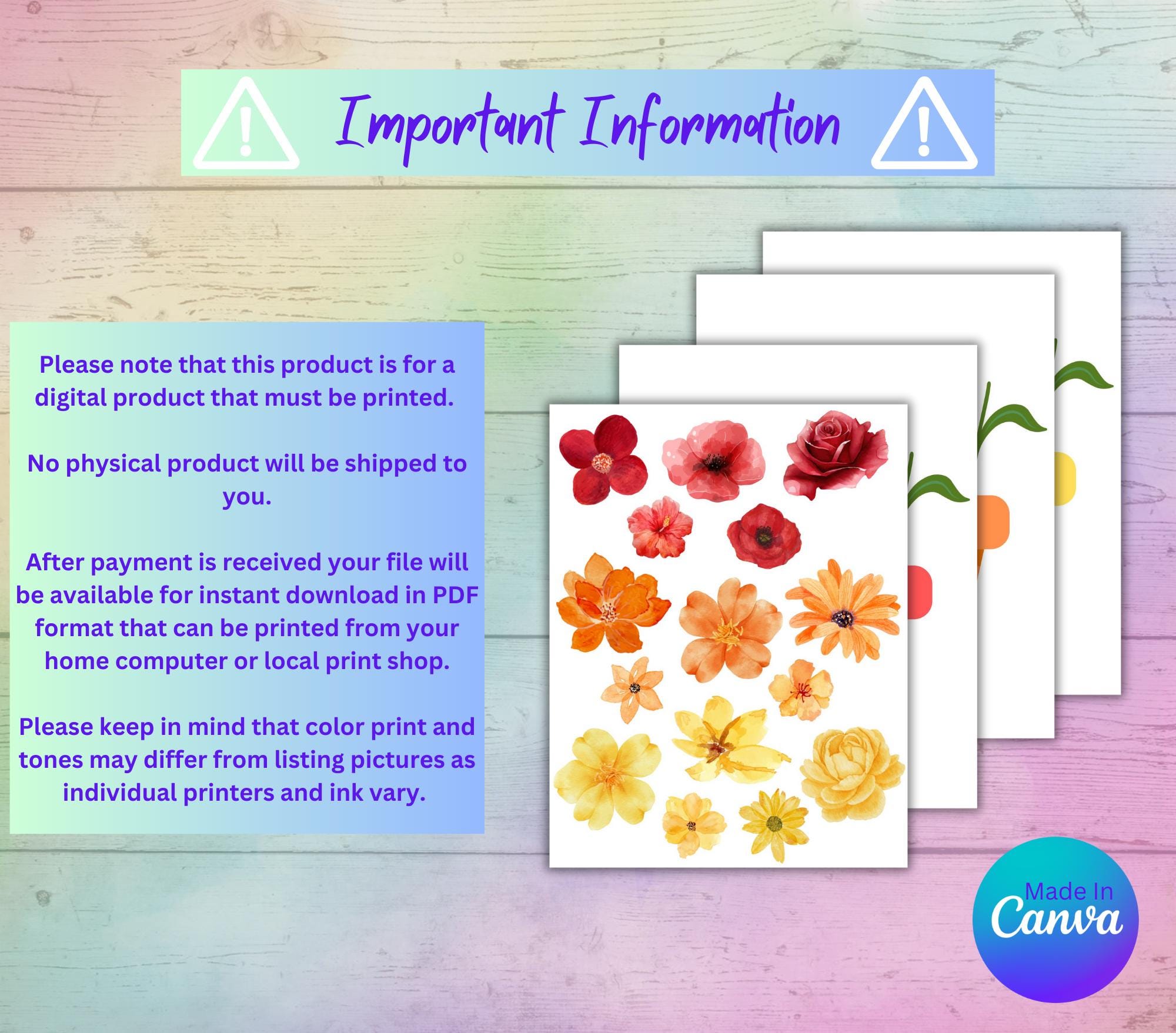 Color Sorting Printable PDF, Autism Non Verbal Children, Pre K, Special ...