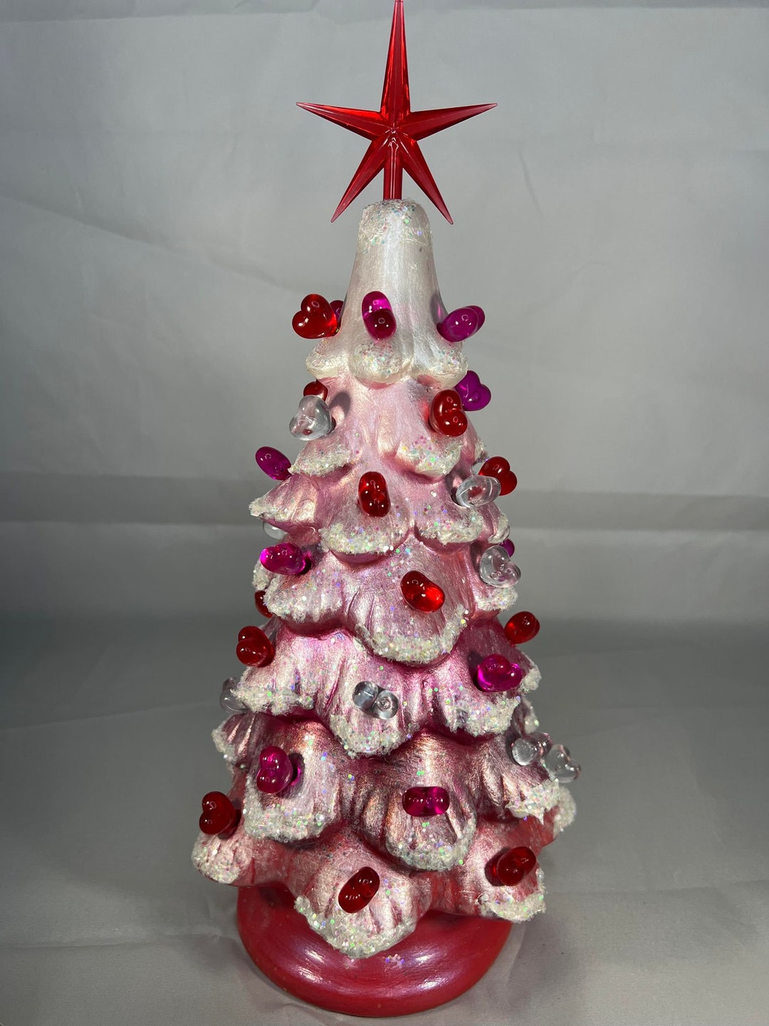 Pink Valentines Heart Tree - Etsy