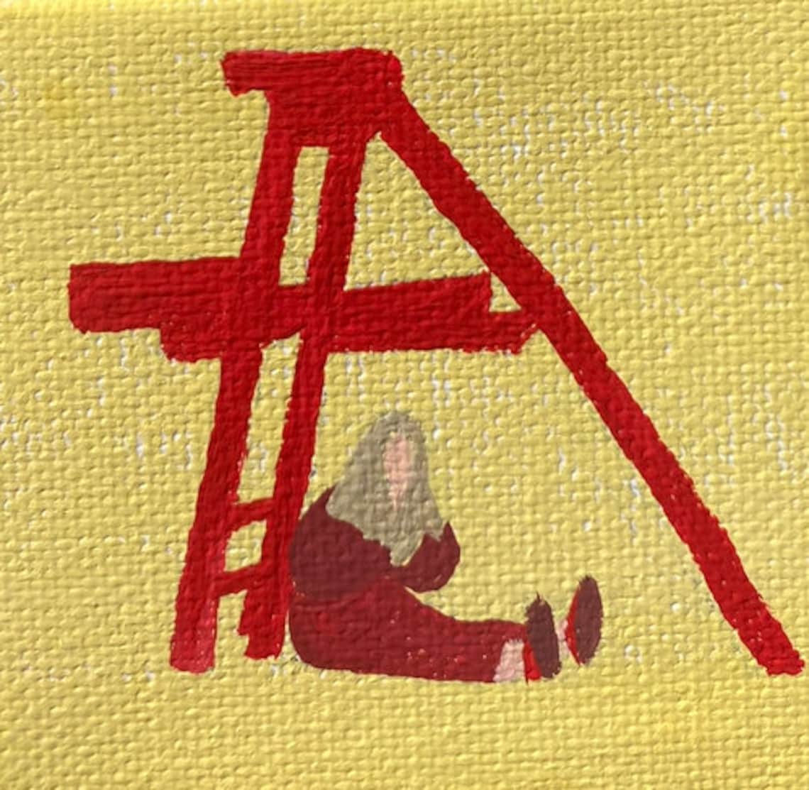 Billie Eilish Mini Canvas Painting - Etsy