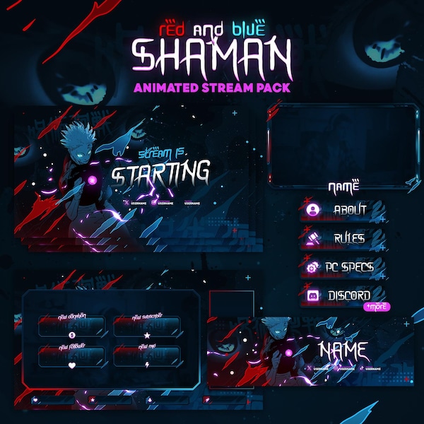 Jujutsu Kaisen Twitch Overlay - Etsy