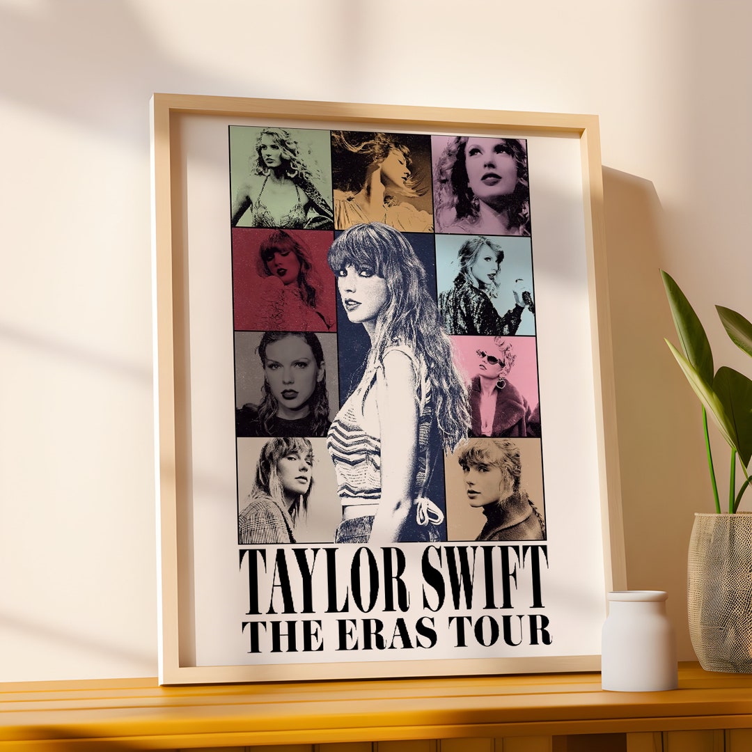 THE ERAS TOUR Print, Taylor Swift Print, Wall Art for Swiftie Taylor ...