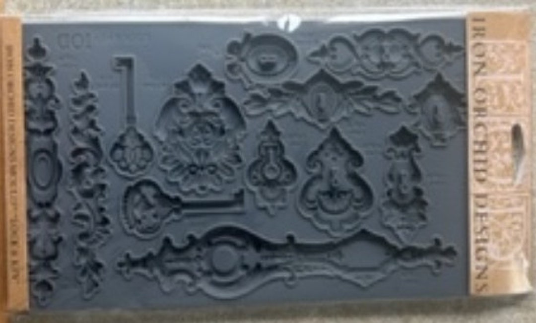 Iron Orchid Lock and Key Mould 6 X 10 - Etsy