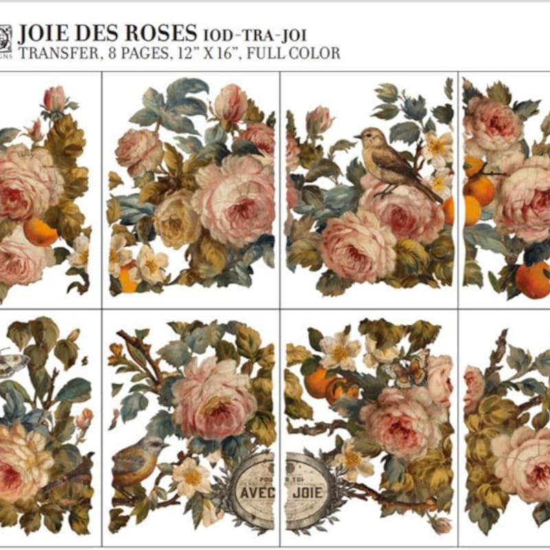 Rose Transfers - Etsy