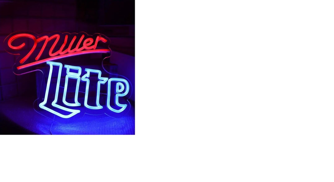 Miller Lite LED Neon Light-new - Etsy