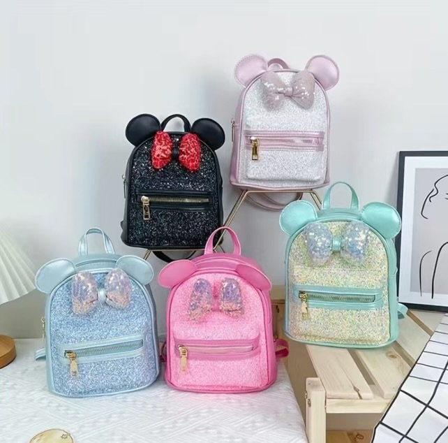 Minnie Mouse Backpack, Mickey Backpack, Disney Backpack, Mouse Ear ...