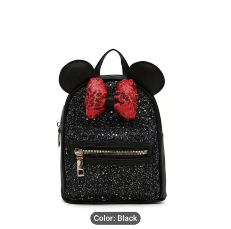 Minnie Mouse Backpack, Mickey Backpack, Disney Backpack, Mouse Ear ...