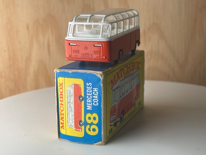 Mercedes-benz Coach Bus Lesney Matchbox No 68, Nice With Original Box ...