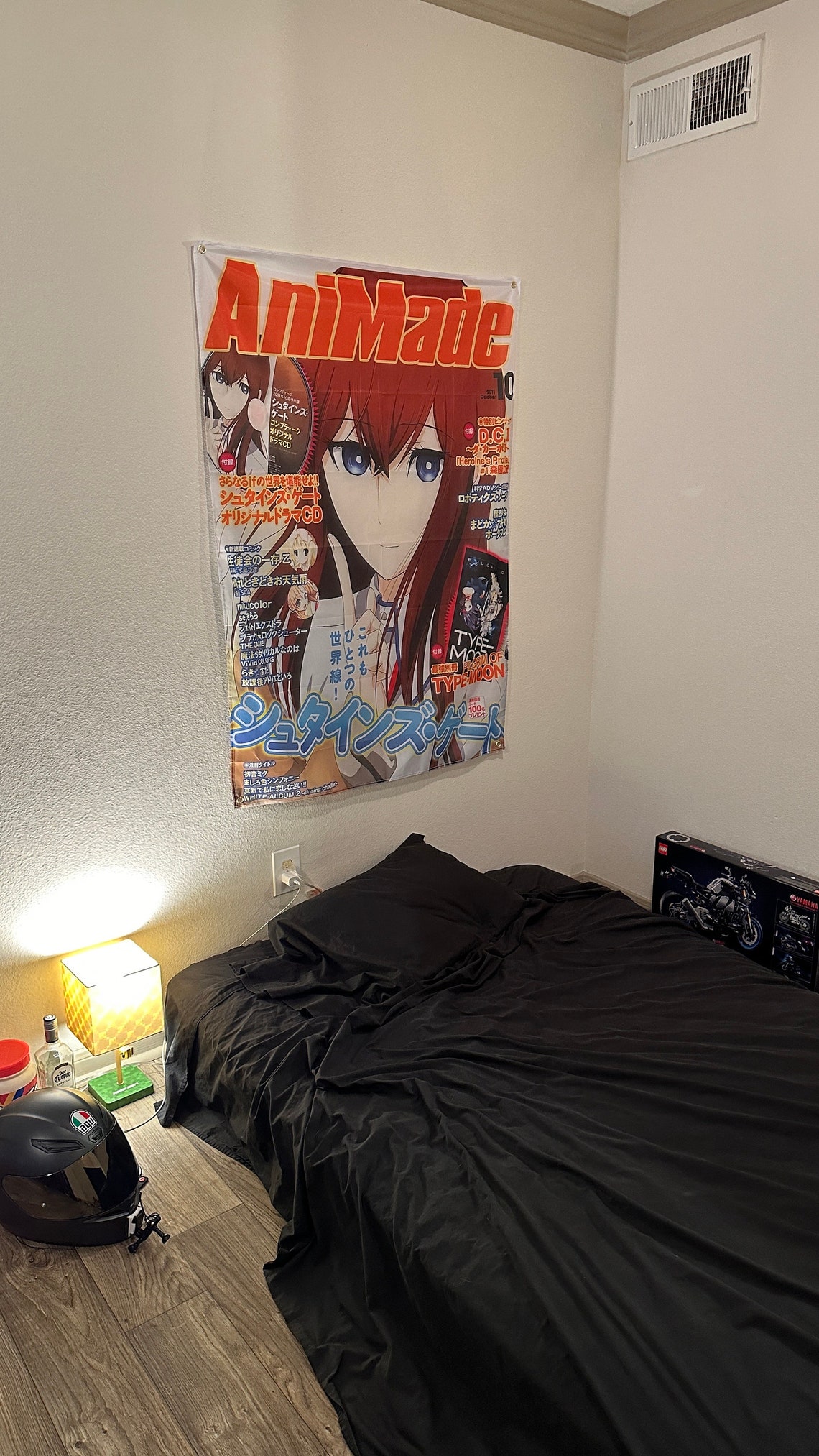 Steins Anime Tapestry Flag, Magazine Cover Art - Etsy