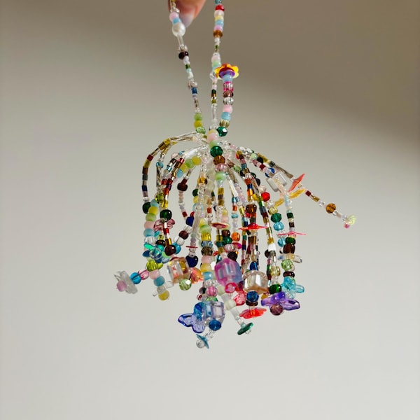 Beaded Bag Tag - Etsy