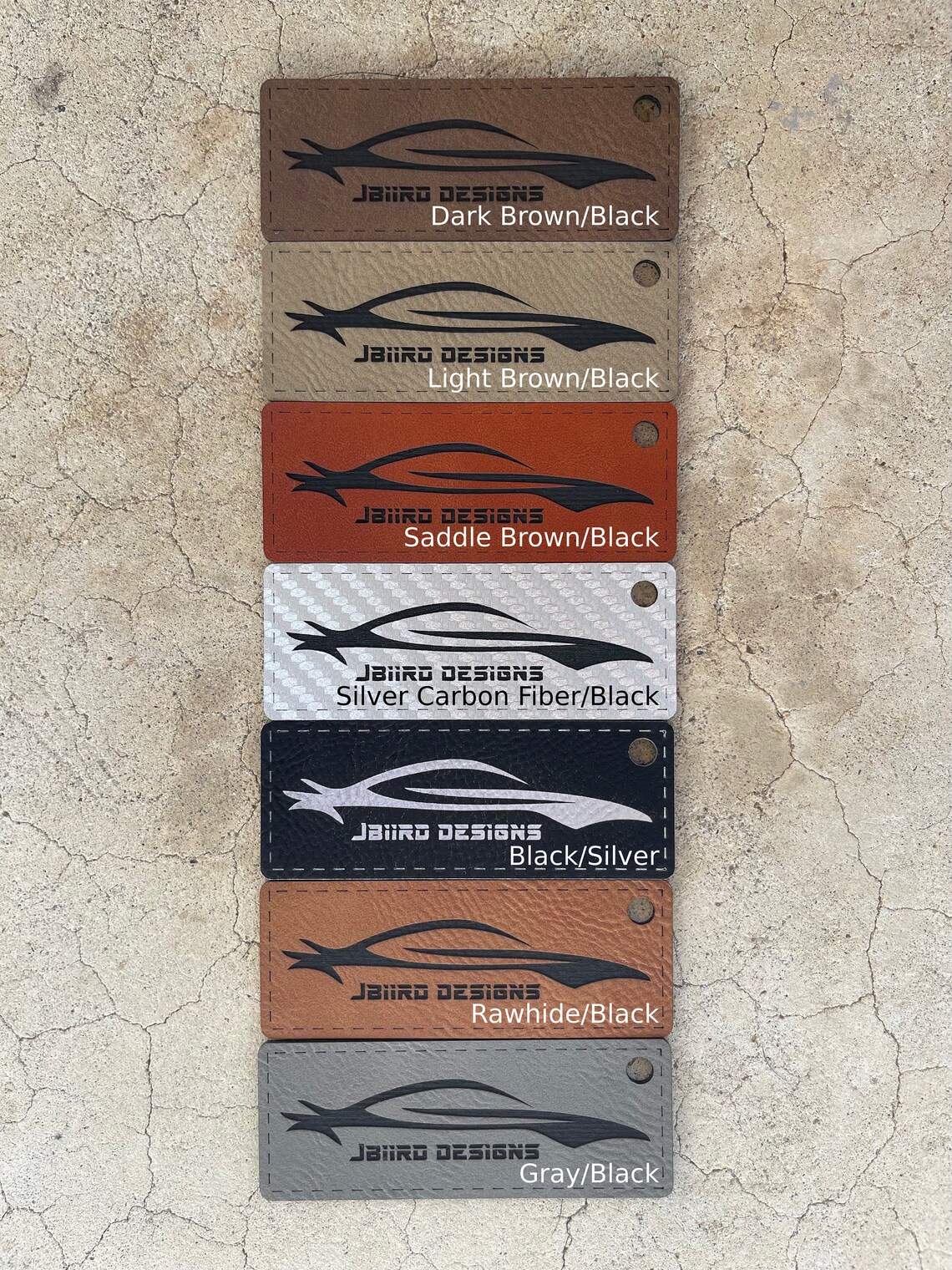 Custom Laser Engraved Dodge Charger Hellcat Silhouette Leather Patch ...