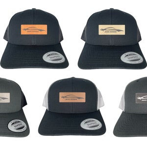 Custom Laser Engraved Dodge Charger Hellcat Silhouette Leather Patch ...