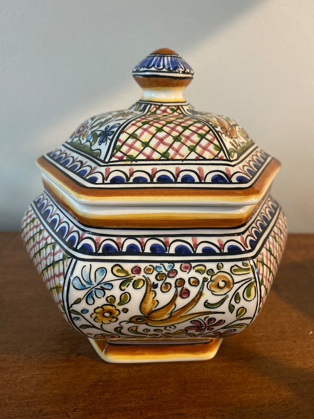 Coimbra Faience From Portugal Mini Tureen With Lid - Etsy