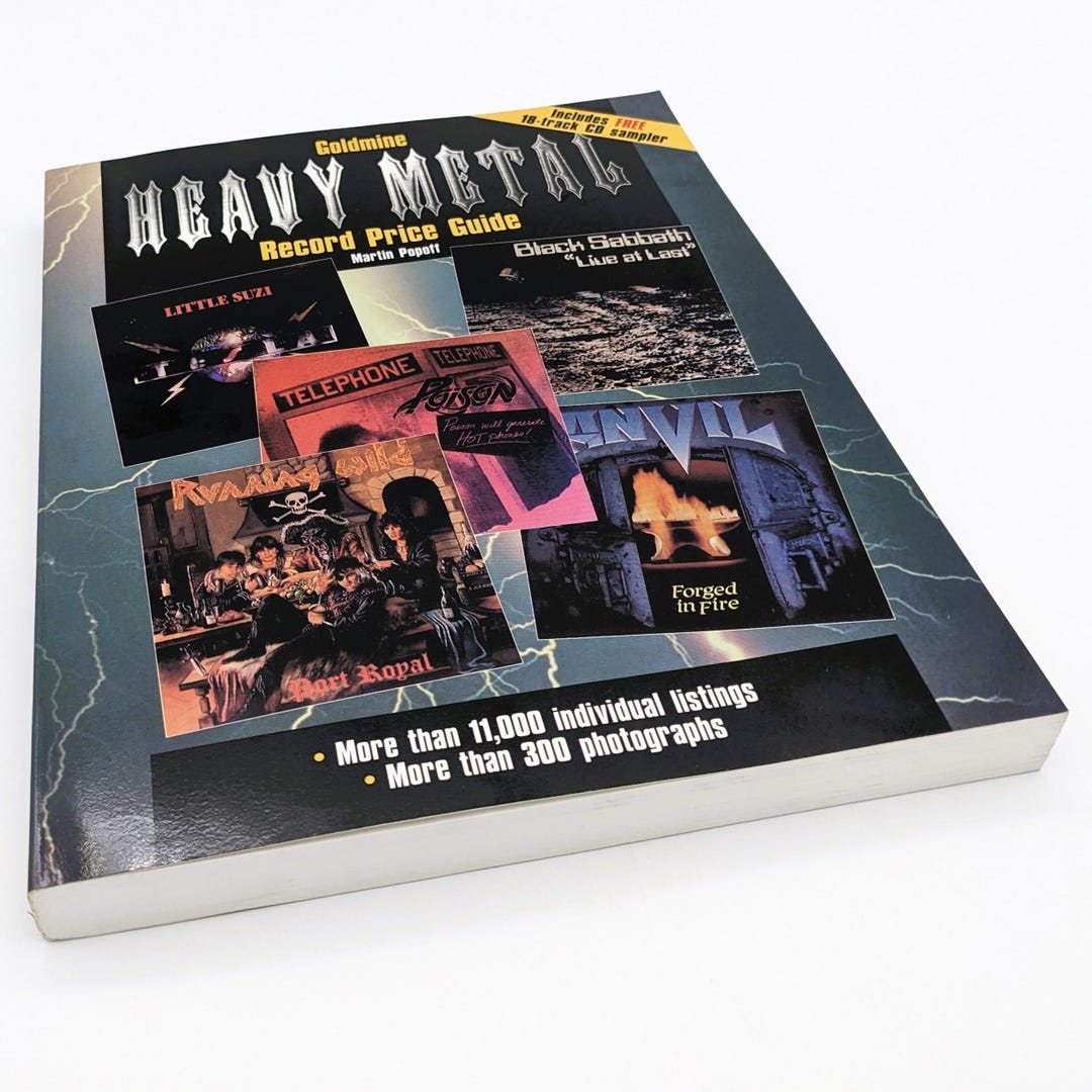 Vintage Coffee Table Book Goldmine Heavy Metal Record Price Guide and ...