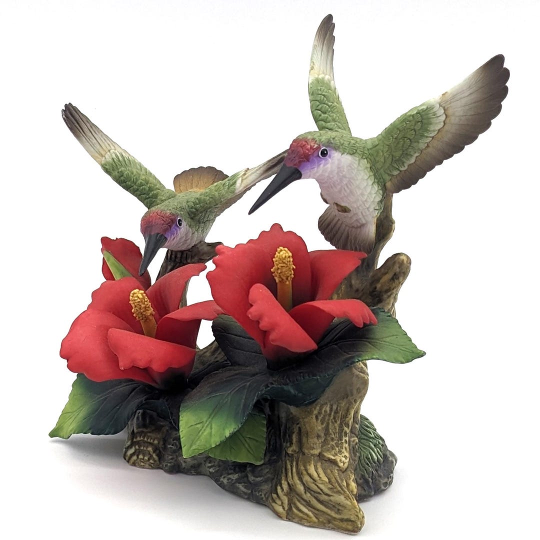 Figurine Lenox Hummingbird Porcelain Figurine Home Decor Bird Lover ...