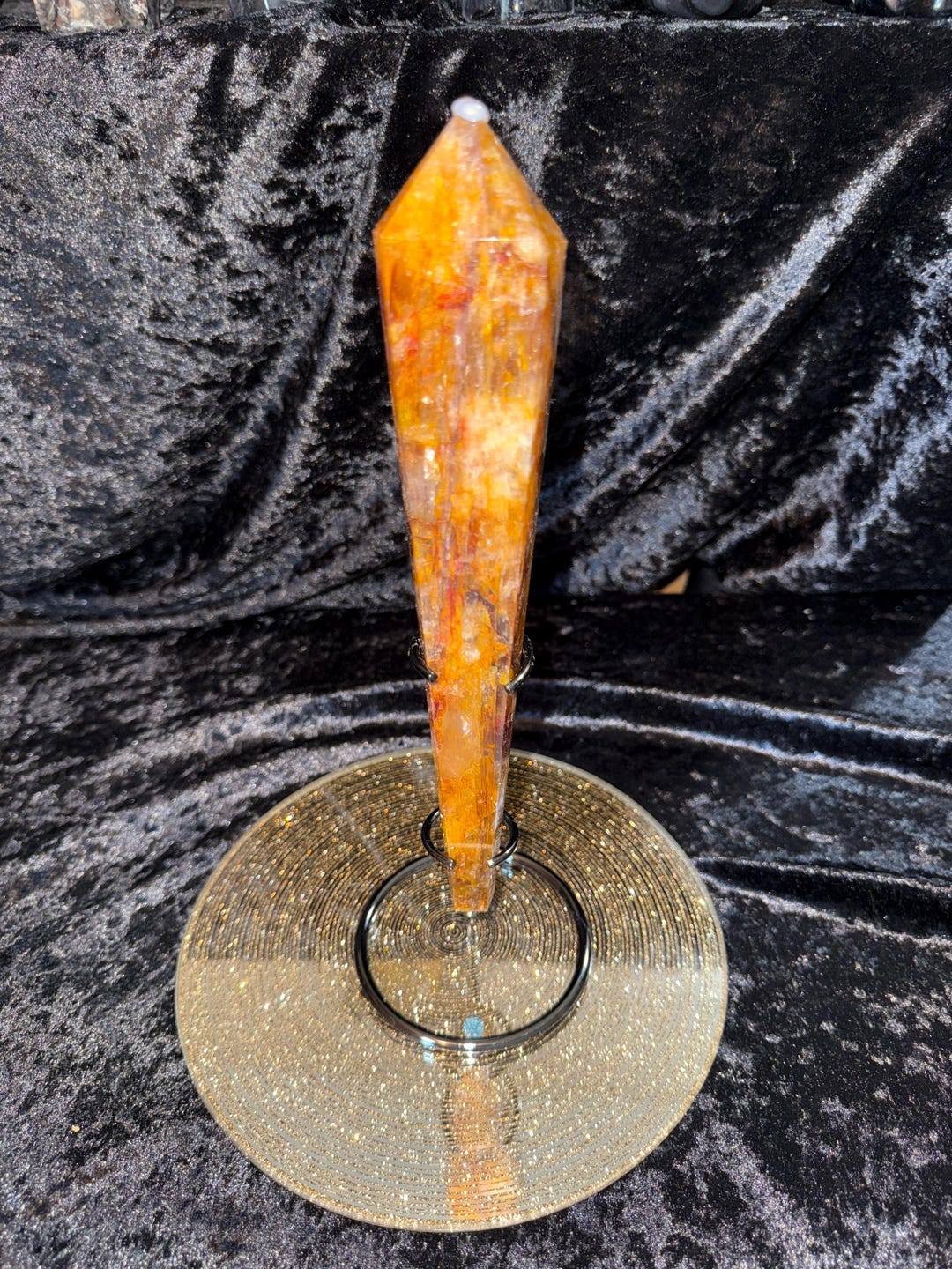 9 Inch Golden Healer Crystal Wand - Etsy