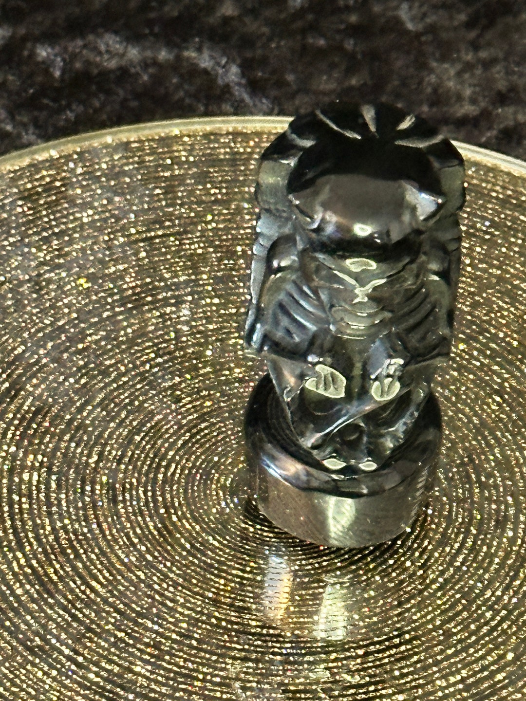 Obsidian Demon Carving - Etsy