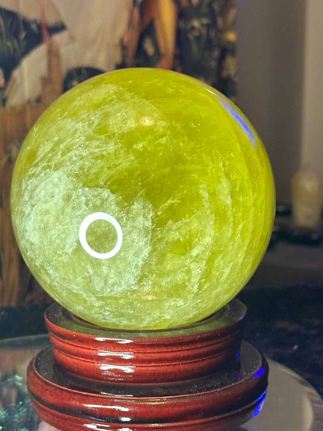12.1 Cm (4.76 Inch) Citrine Sphere With Stand - Etsy