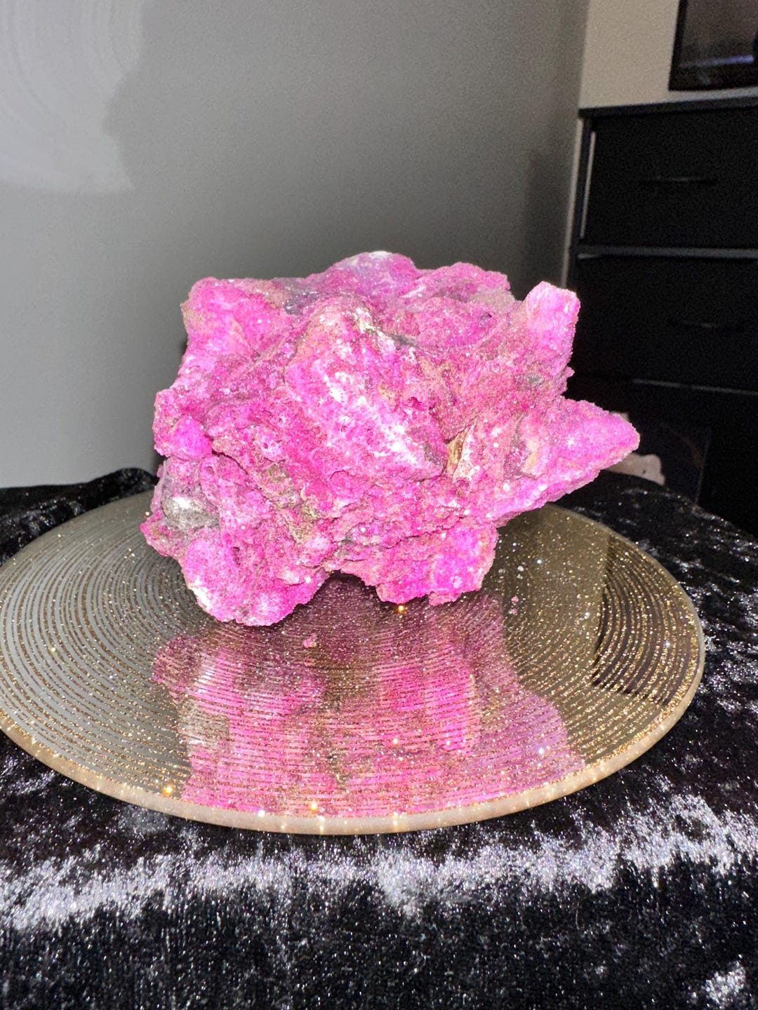 4 Inch Ruby in Zoisite Freeform Pink UV Reactive Crystal Honeycomb Ruby ...