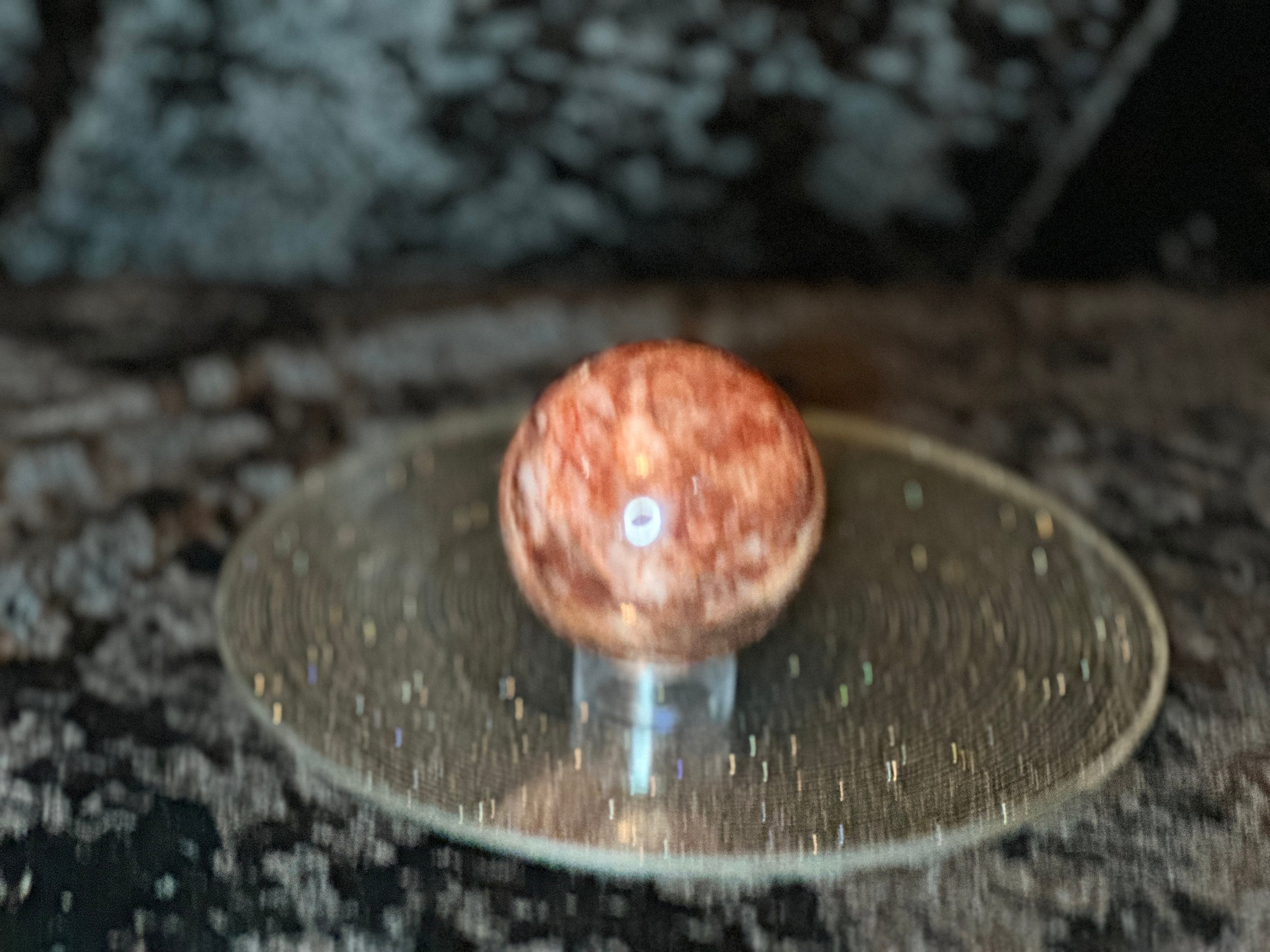 Fire Quartz Sphere With Vibrant Markings - Etsy