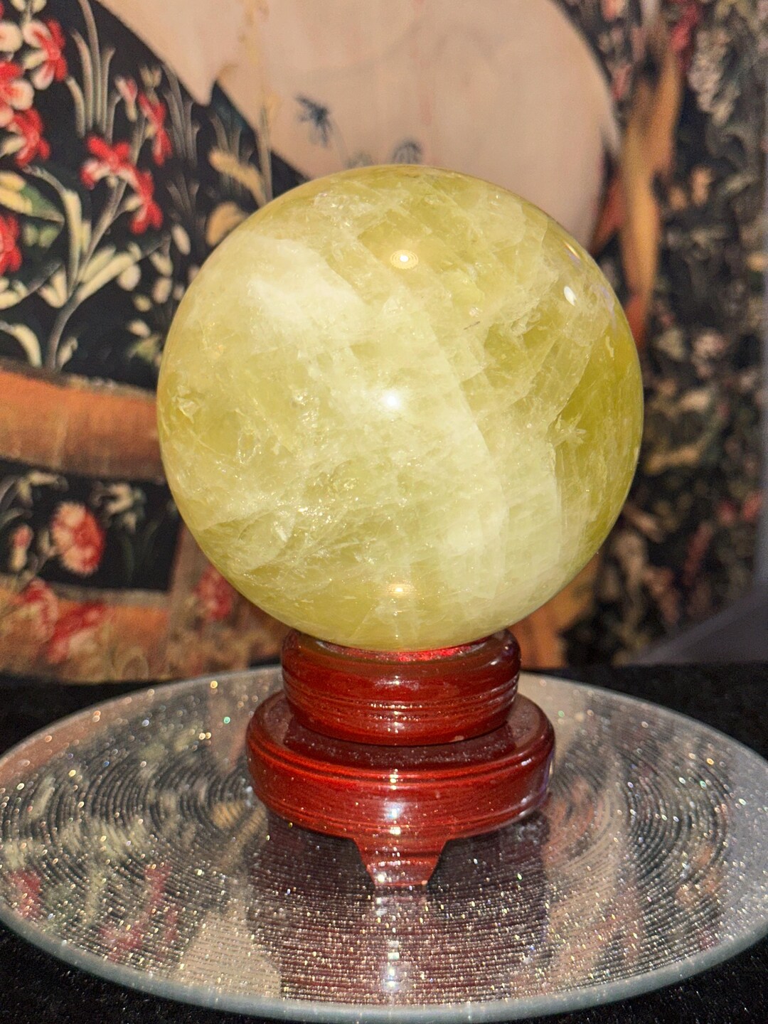4.01 Inch Diameter Citrine Sphere - Etsy