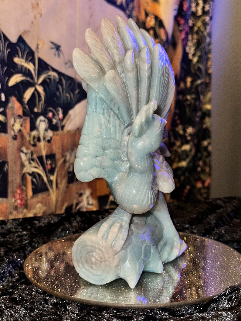 9 Inch Tall Trollite Peacock Carving - Etsy