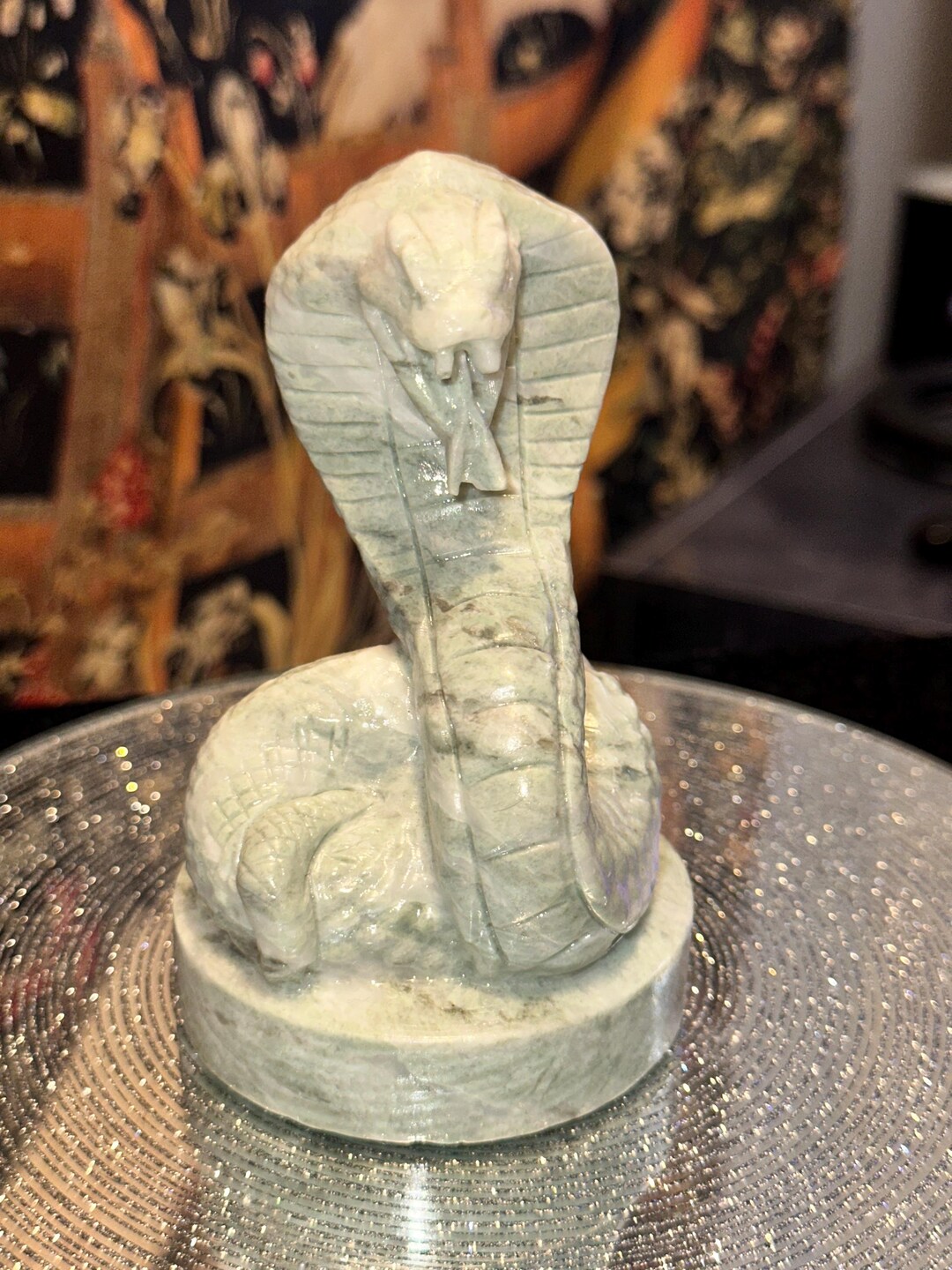 5 Inch Tall Jade Cobra Carving - Etsy