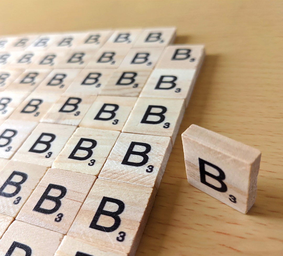 Wooden Scrabble Tiles Letter B for Scrapbooking Handcraft Arts & Crafts ...