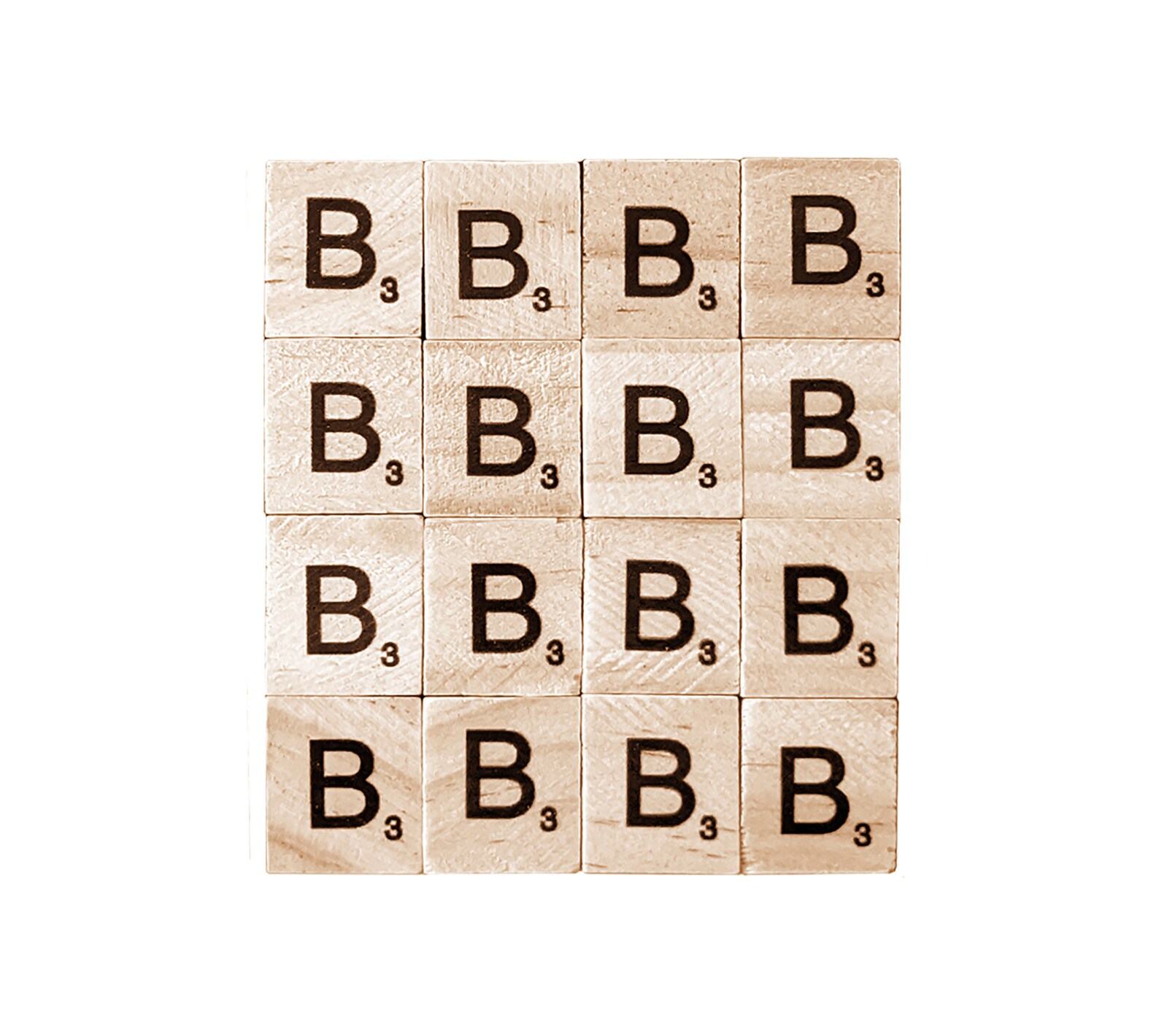 Wooden Scrabble Tiles Letter B for Scrapbooking Handcraft Arts & Crafts ...