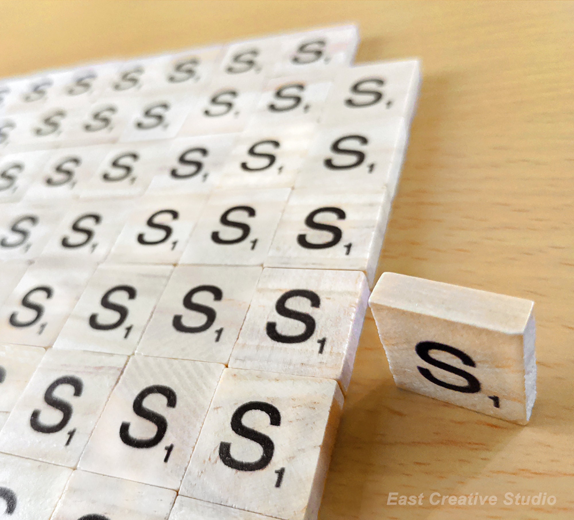 Wooden Scrabble Tiles Letter S for Scrapbooking Handcraft Arts & Crafts ...