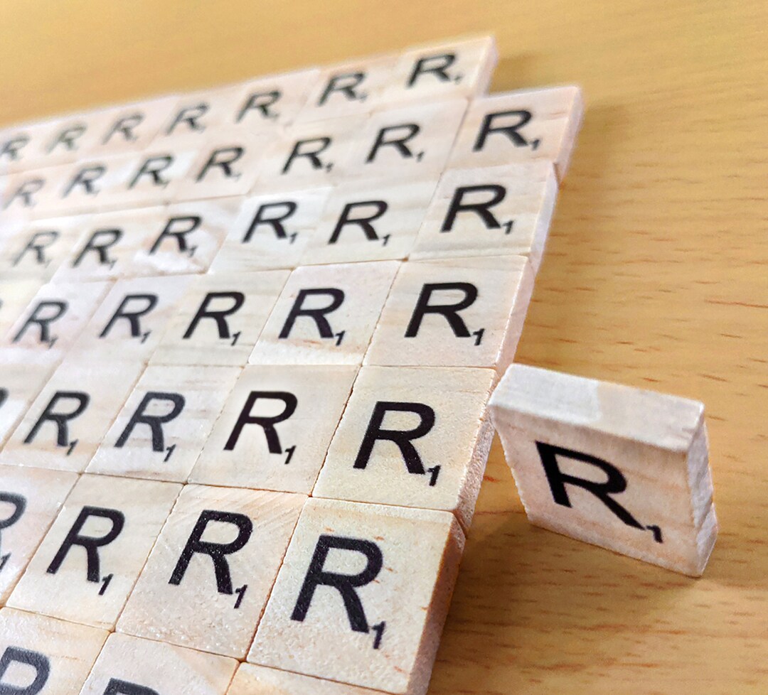 Wooden Scrabble Tiles Letter R for Scrapbooking Handcraft Arts & Crafts ...