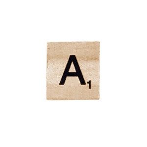 Wooden Alphabet Scrabble Wood Letter Tiles for Scrapbooking Handcraft ...