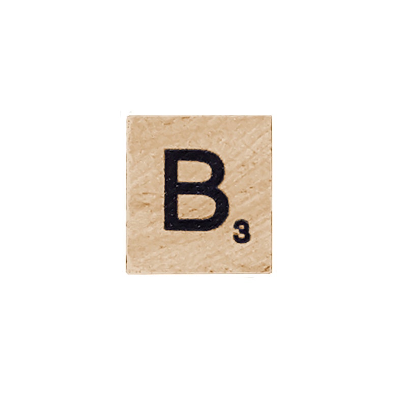 Wooden Scrabble Tiles Letter B for Scrapbooking Handcraft Arts & Crafts ...