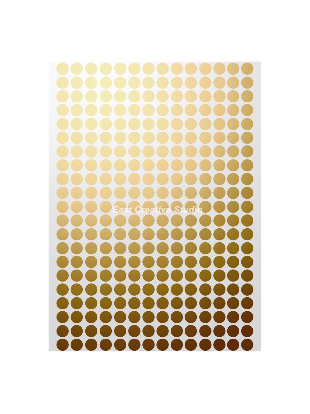 8mm Gold Sticker Dots Adhesive Round Labels Circular Spot Scrapbook - Etsy