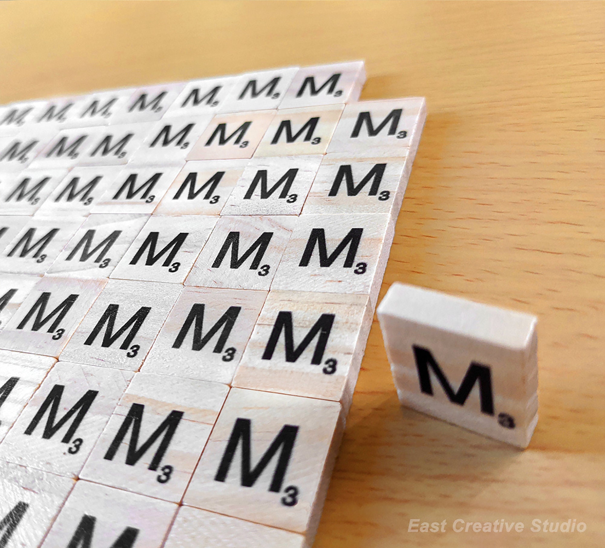 Wooden Scrabble Tiles Letter M for Scrapbooking Handcraft Arts & Crafts ...