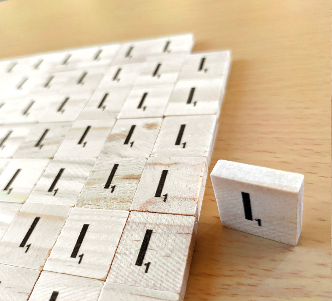 Wooden Scrabble Tiles Letter I for Scrapbooking Handcraft Arts & Crafts ...