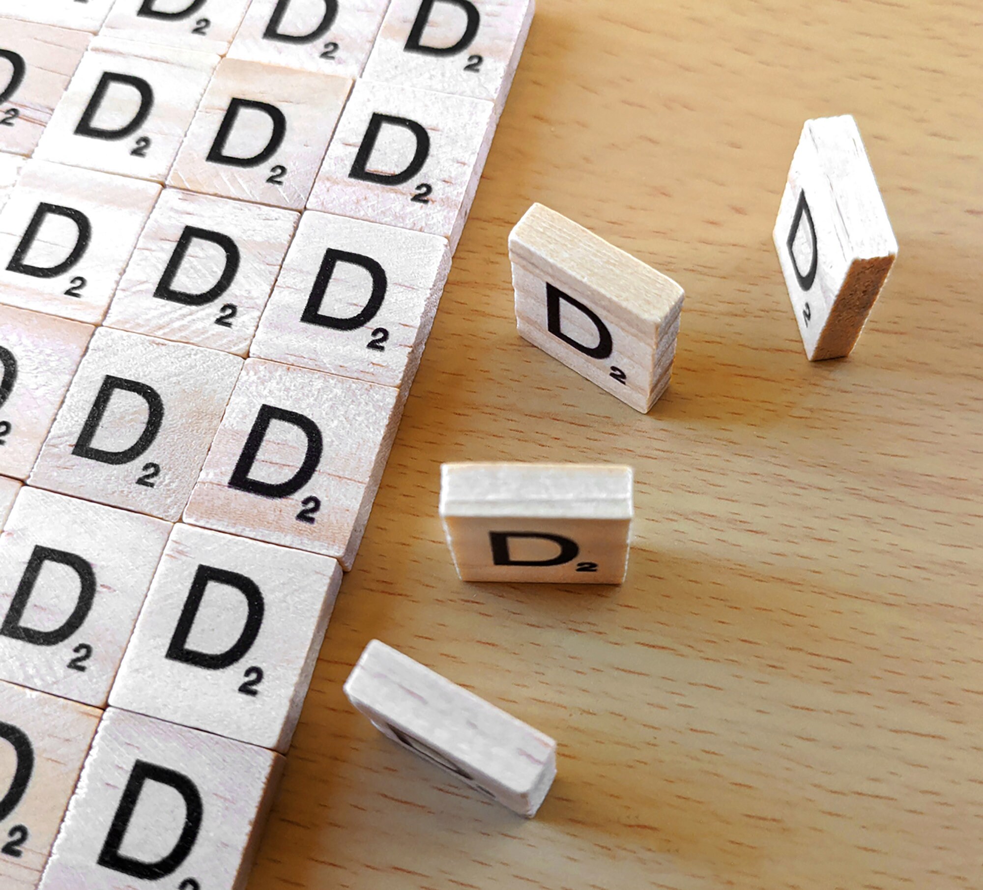 Wooden Scrabble Tiles Letter D for Scrapbooking Handcraft Arts & Crafts ...