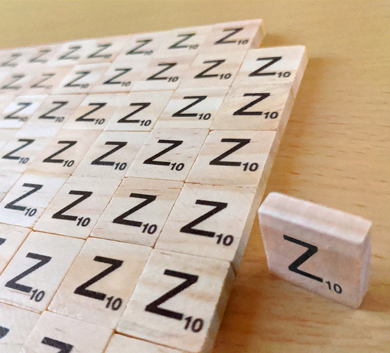 Wooden Alphabet Scrabble Wood Letter Tiles for Scrapbooking Handcraft ...