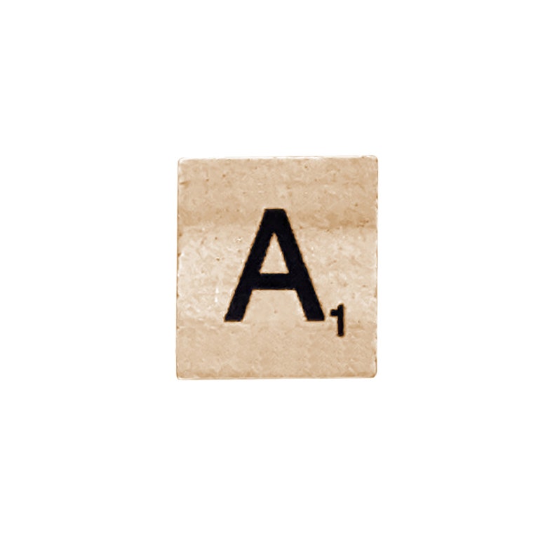 Wooden Scrabble Tiles Letter a for Scrapbooking Handcraft Arts & Crafts ...