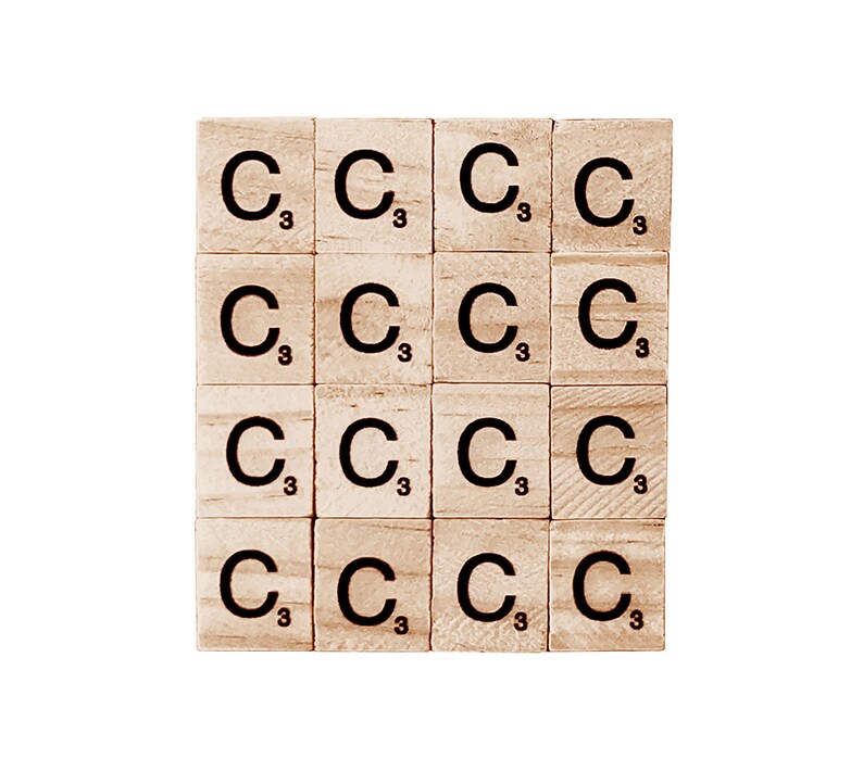 Wooden Scrabble Tiles Letter C for Scrapbooking Handcraft Arts & Crafts ...