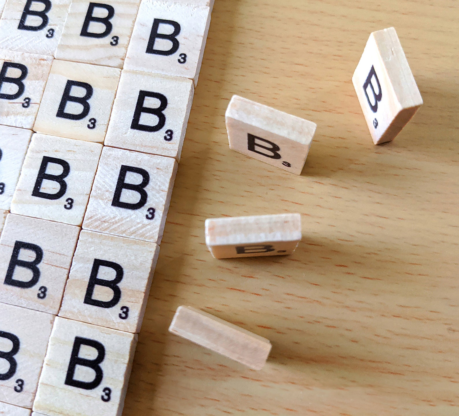 Wooden Scrabble Tiles Letter B for Scrapbooking Handcraft Arts & Crafts ...