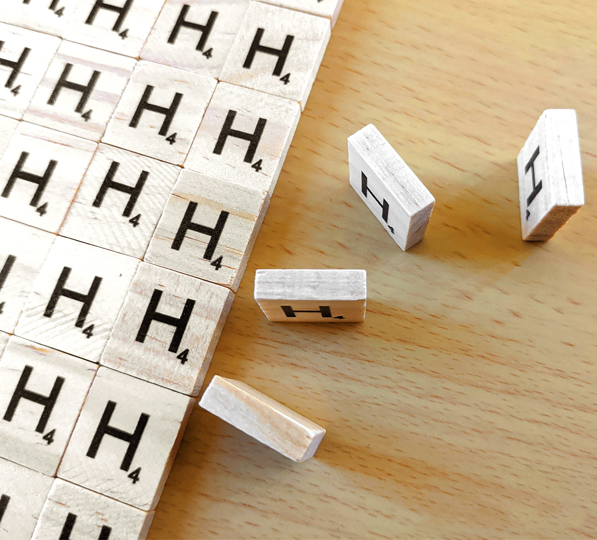 Wooden Scrabble Tiles Letter H for Scrapbooking Handcraft Arts & Crafts ...