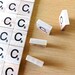 Wooden Scrabble Tiles Letter C for Scrapbooking Handcraft Arts & Crafts ...