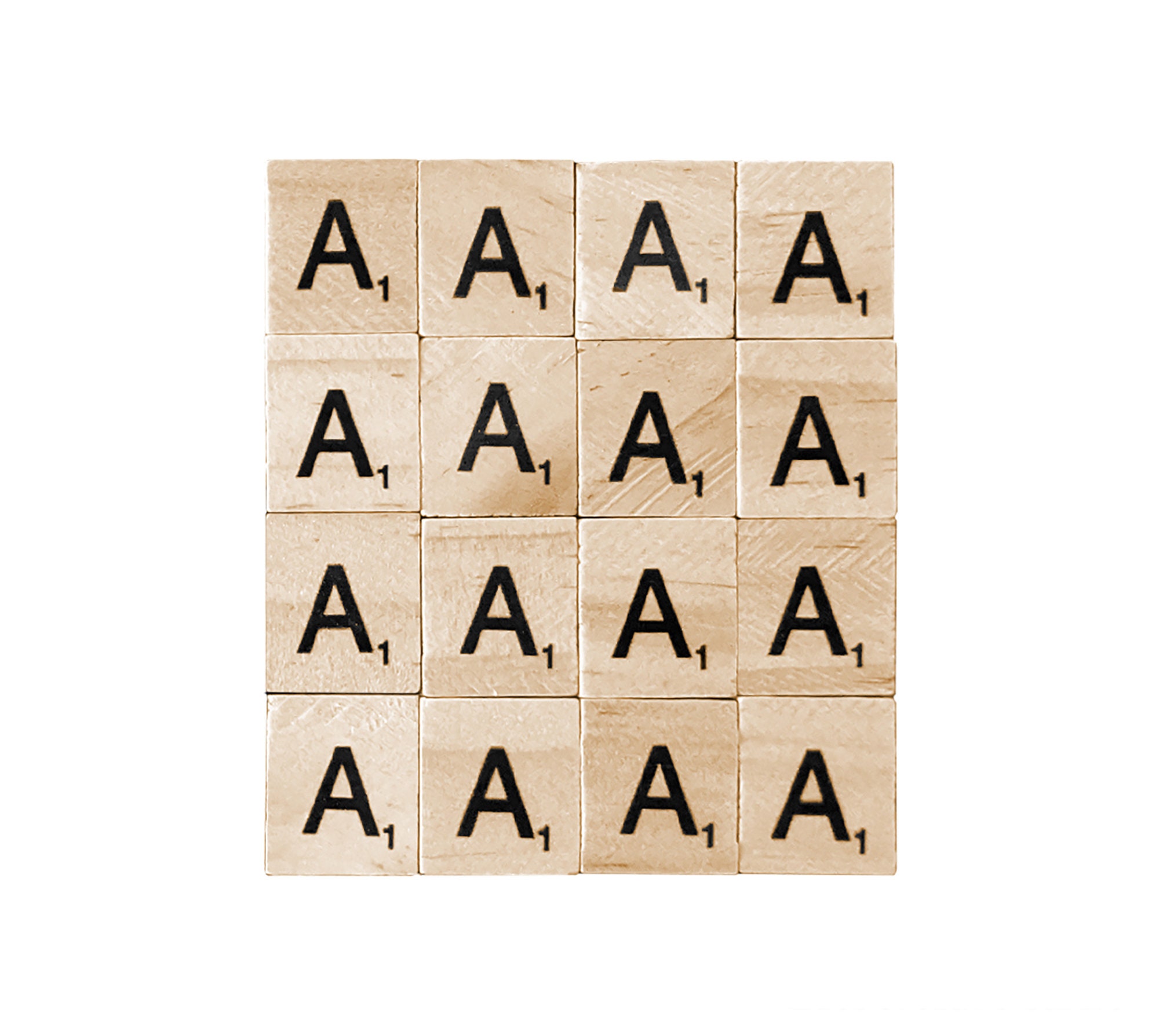 Wooden Scrabble Tiles Letter a for Scrapbooking Handcraft Arts & Crafts ...